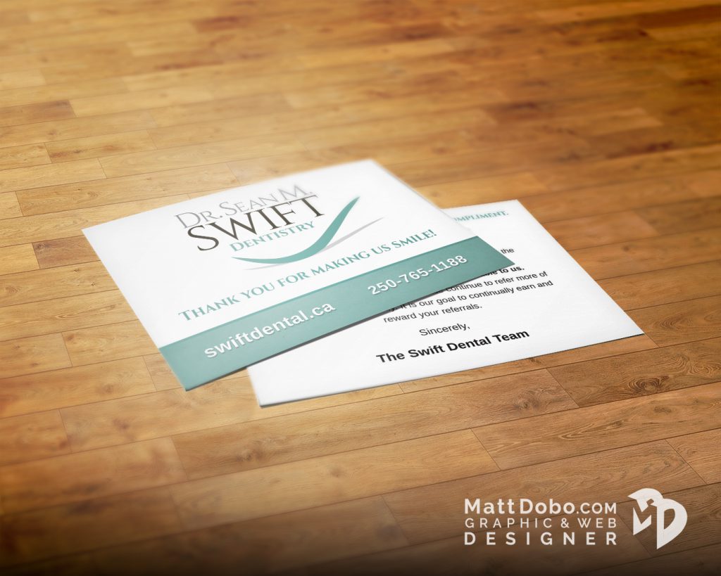 Swift “Welcome New Customer” Postcard – MattDobo.com | Matt Dobo ...